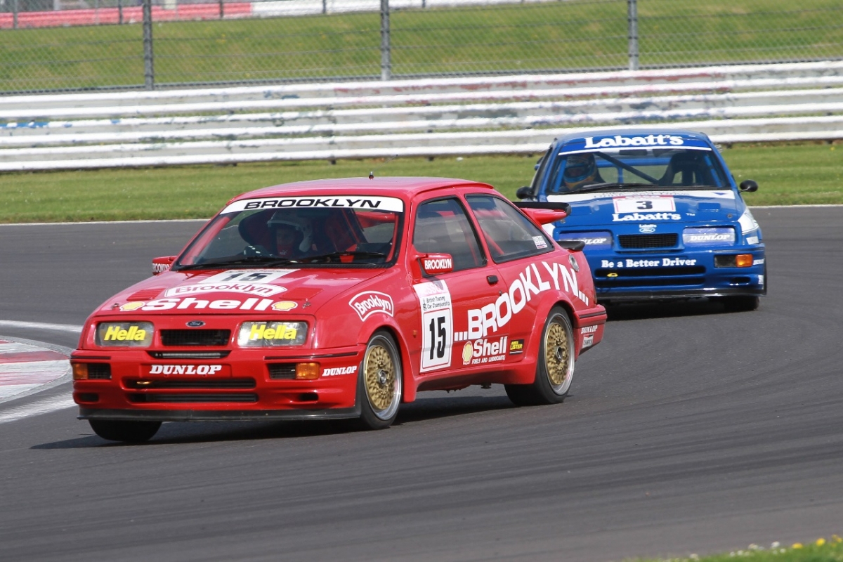 Ford RS500s in action at the Classic - Historic Racing Technology
